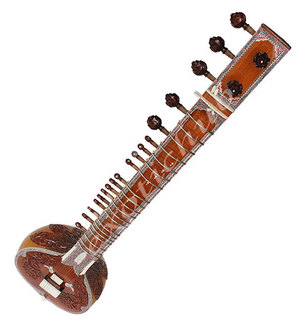 SITAR~SPECIAL RAVI SHANKAR STYLE WITH FIBER BOX~HIGH PRO QUALITY~STRING EHS