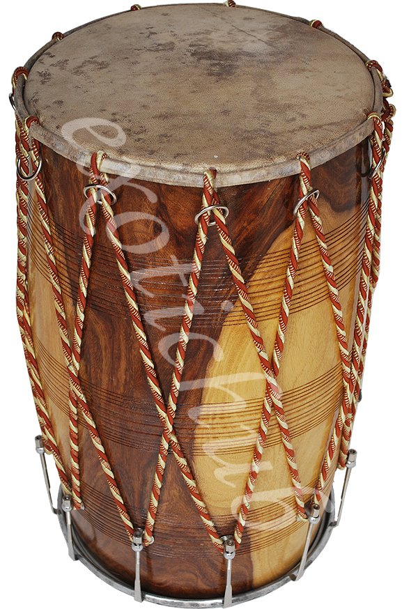 DHOL DRUMS~PUNJABI BHANGRA~SHEESHAM WOOD~PLAYING STICKS~DHOLAK~NAAL ...