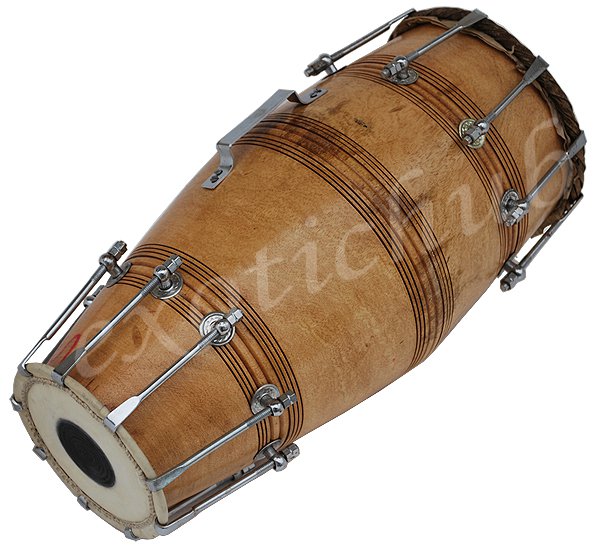 NAAL DRUM~MANGO WOOD~BOLT TUNED~DHOLAK~PAKHAWAJ~DHO L~BHAJAN~KIRTAN ~YOGA