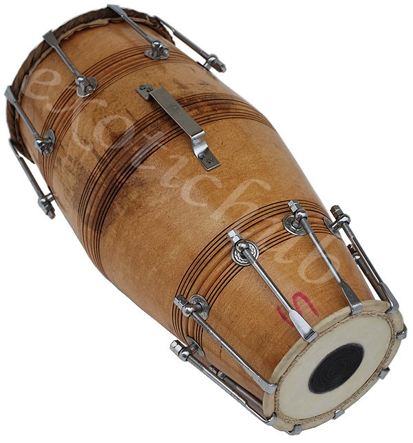 NAAL DRUM~MANGO WOOD~BOLT TUNED~DHOLAK~PAKHAWAJ~DHO L~BHAJAN~KIRTAN ~YOGA