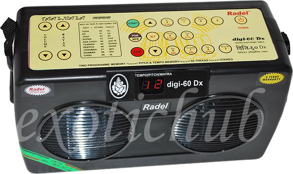 ELECTRONIC TABLA DRUMS RADEL TAALMALA~DIGI-60 DX~STEREO SOUND~3 YEAR ...