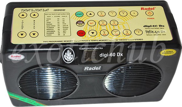 ELECTRONIC TABLA DRUMS RADEL TAALMALA~DIGI-60 DX~STEREO SOUND~3 YEAR ...