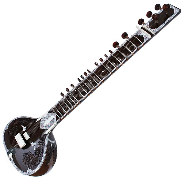 SITAR~RAVI SHANKAR STYLE WITH FIBER BOX~HIGH PRO QUALITY~SITAAR~CLASSIC ...
