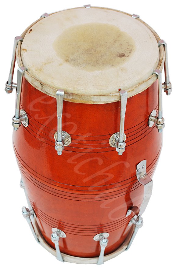 DHOLAK DRUMS~18 BOLT TUNED~MADE WITH MANGO WOOD~DHOLKI~YOGA~BHAJAN ...