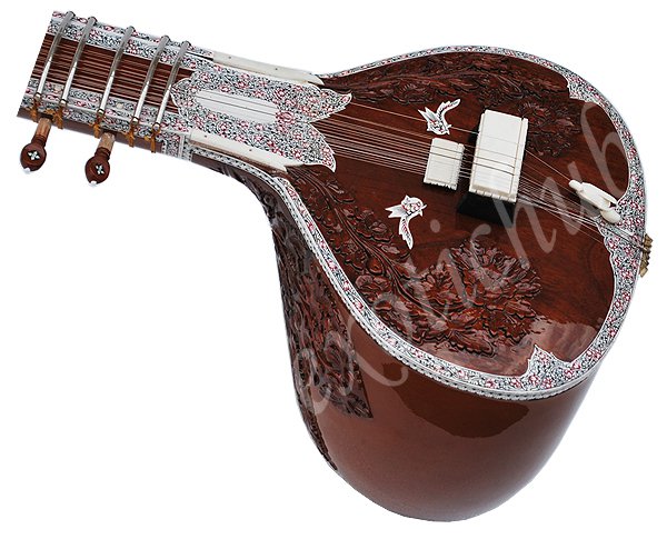 GANESHA SITAR~DOUBLE TUMBA~FIBER BOX~RAVI SHANKAR STYLE~CONCERT QUALITY ...