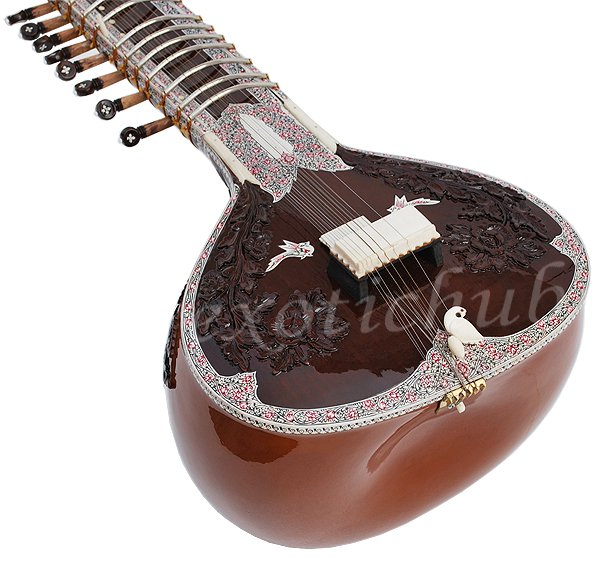 SITAR~SWAN NECK~DOUBLE TUMBA~FIBER BOX~RAVI SHANKAR STYLE~SAROD~CONCERT ...