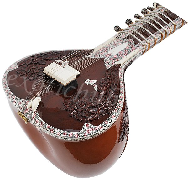 SITAR~SWAN NECK~DOUBLE TUMBA~FIBER BOX~RAVI SHANKAR STYLE~SAROD~CONCERT ...