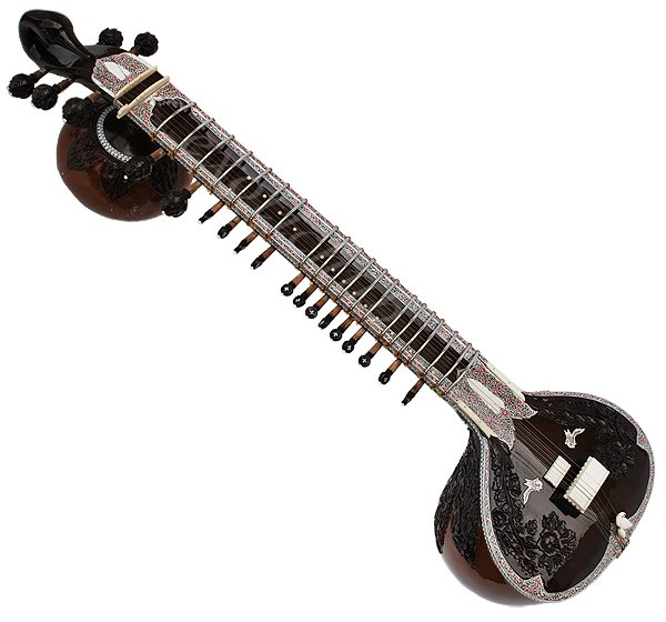 SITAR~SWAN NECK~DOUBLE TUMBA~FIBER BOX~RAVI SHANKAR STYLE~SAROD~CONCERT ...