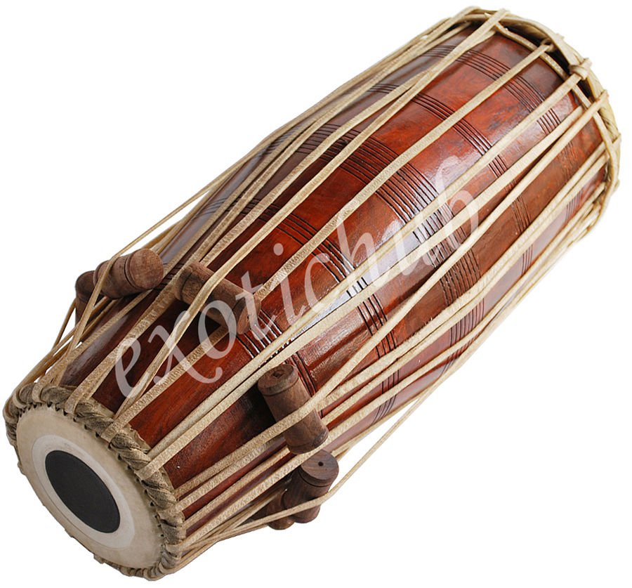 PAKHAWAJ DRUM~SHESHAM WOOD~PROFESSIONAL QUALITY~HAND MADE~FULL SIZE ...