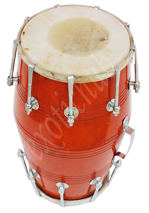 DHOLAK DRUMS~18 BOLT TUNED~MADE WITH MANGO WOOD~DHOLKI~YOGA~BHAJAN ...