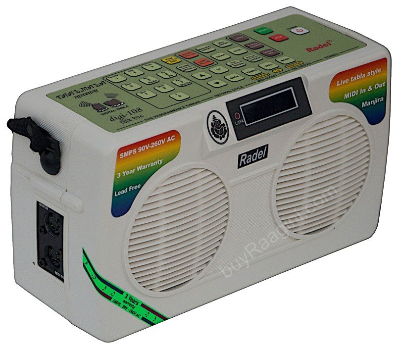 RADEL™ TAALMALA DIGI 108 DIGITAL ELECTRONIC TABLA & LATEST MANJIRA/AAF-02