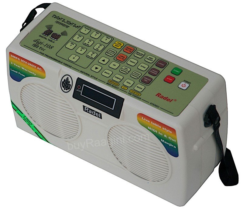 RADEL™ TAALMALA DIGI 108 DIGITAL ELECTRONIC TABLA & LATEST MANJIRA/AAF-02