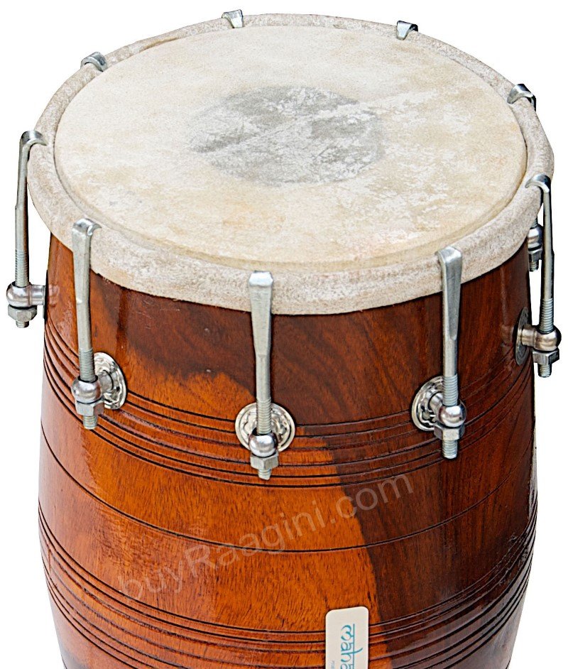 DHOLAKI MAHARAJA™SHESHAM WOOD/SPECIAL BOLT TUNED/WEDDING INDIAN DHOLKI ...