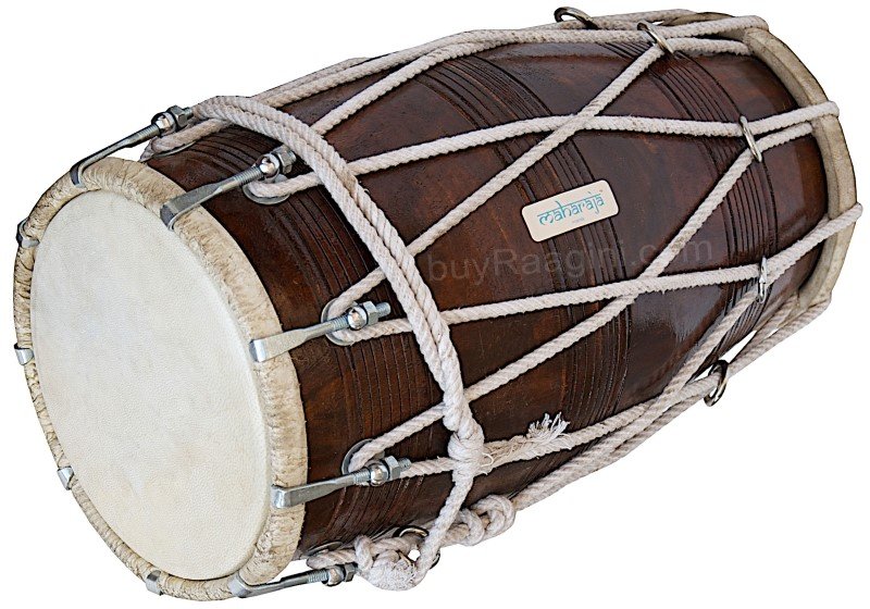 DHOLAK MAHARAJA™ SPECIAL ROPE TUNED/WEDDING DHOLKI/PRO/DHOLAK/INDIAN ...