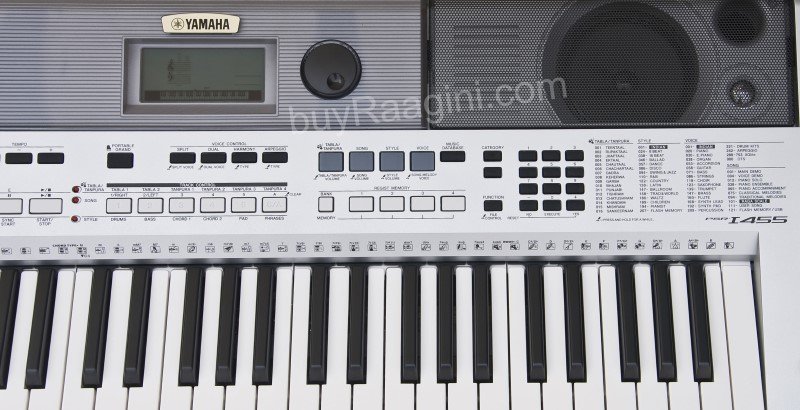 YAMAHA KEYBOARD PSR i455/SILVER COLOR/INDIAN KEYBOARD/CONCERT/EBF-2
