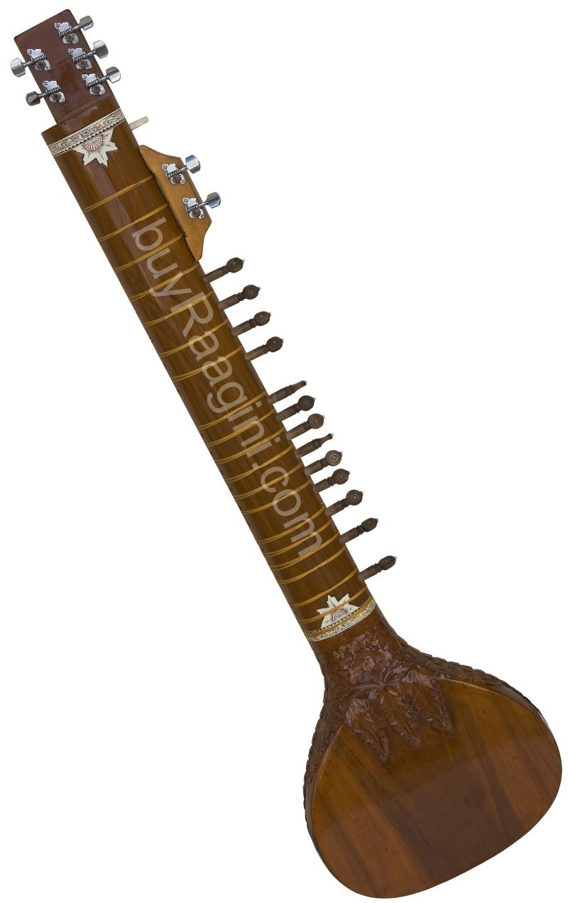SITAR MAHARAJA™/VILAYAT KHAN STYLE/MUNDA SITAR/SINGLE TOOMB/TUN WOOD/AIE-01