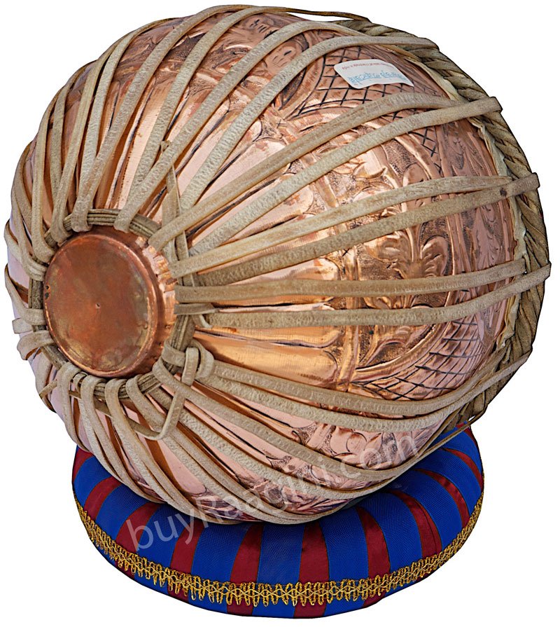 TABLA SET/MAHARAJA™/FLORAL DESIGN COPPER BAYAN 3KG/DAYAN/FREE SHIPPING ...