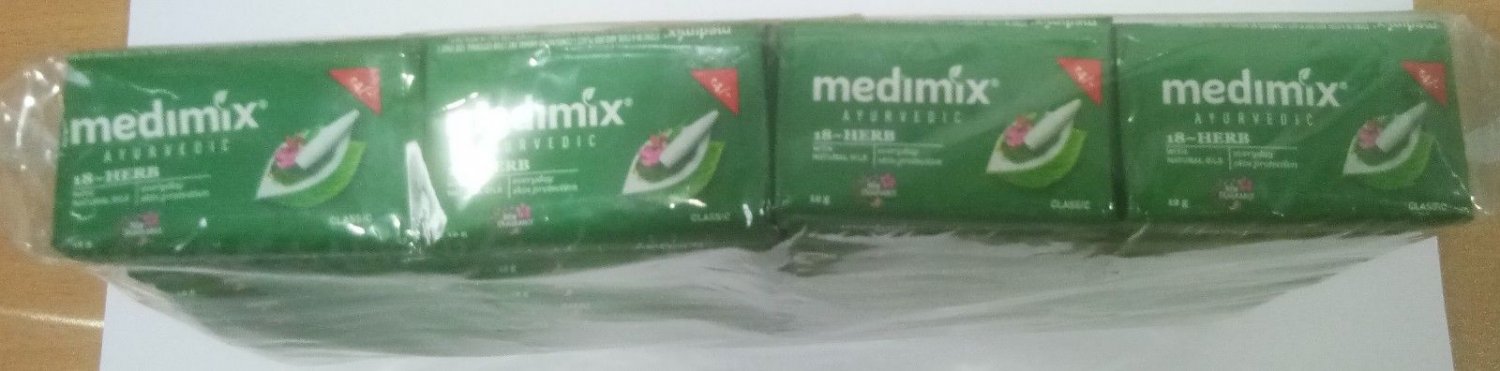 Medimix Classic 18 herb Set of 48 X 12 Gm Soap Ayurvedic from India