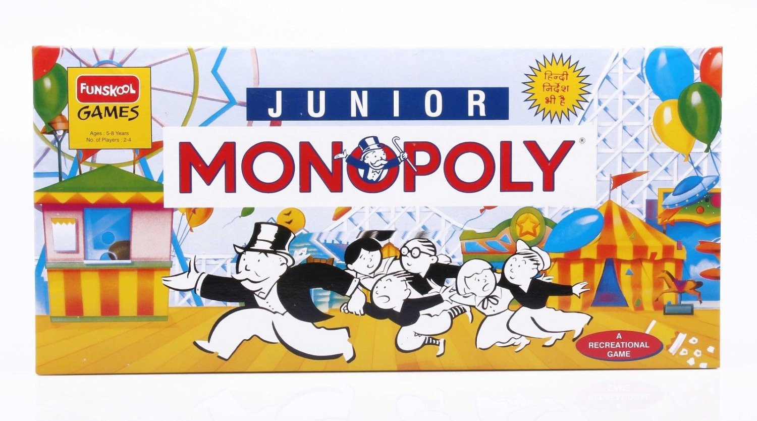 Funskool Junior Monopoly Board Game 2-4 Players Indoor Game Age 5-8 Years