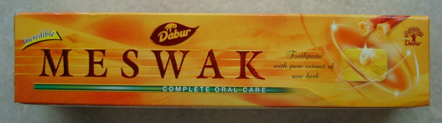 Meswak Toothpaste 200 gm Dabur Meswak with pure extract of rare herbs ...