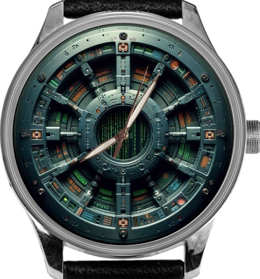 The MATRIX. VINTAGE MATRIX BLUE METALLIC DIAL COLLECTIBLE SOLID BRASS ...
