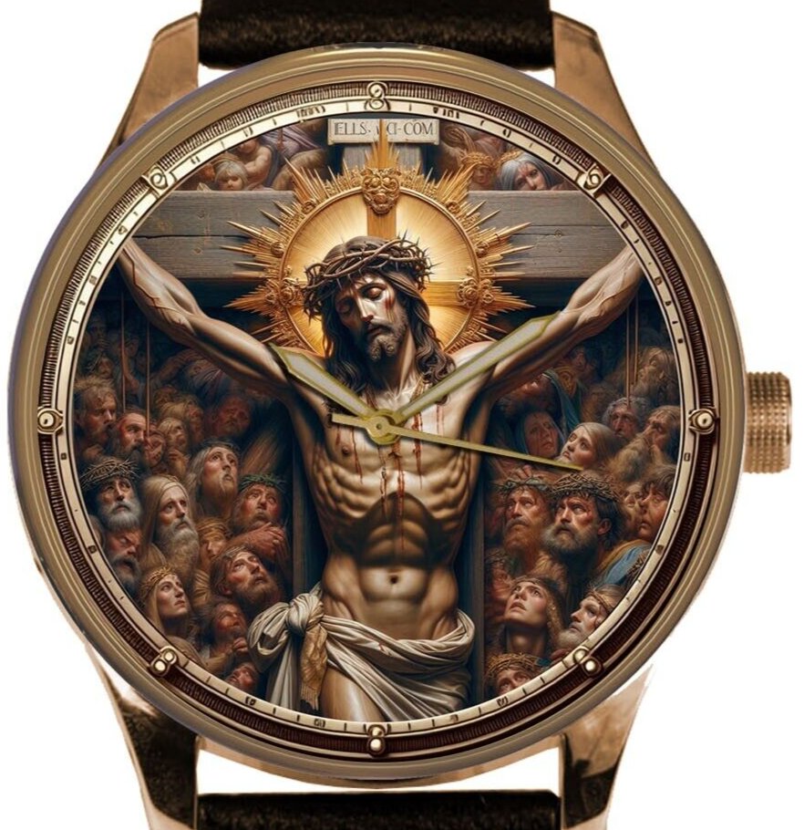 JESUS CHRIST. UNIQUE CRUCIFIXION & PIETY CHRISTIAN ART COLLECTIBLE ...