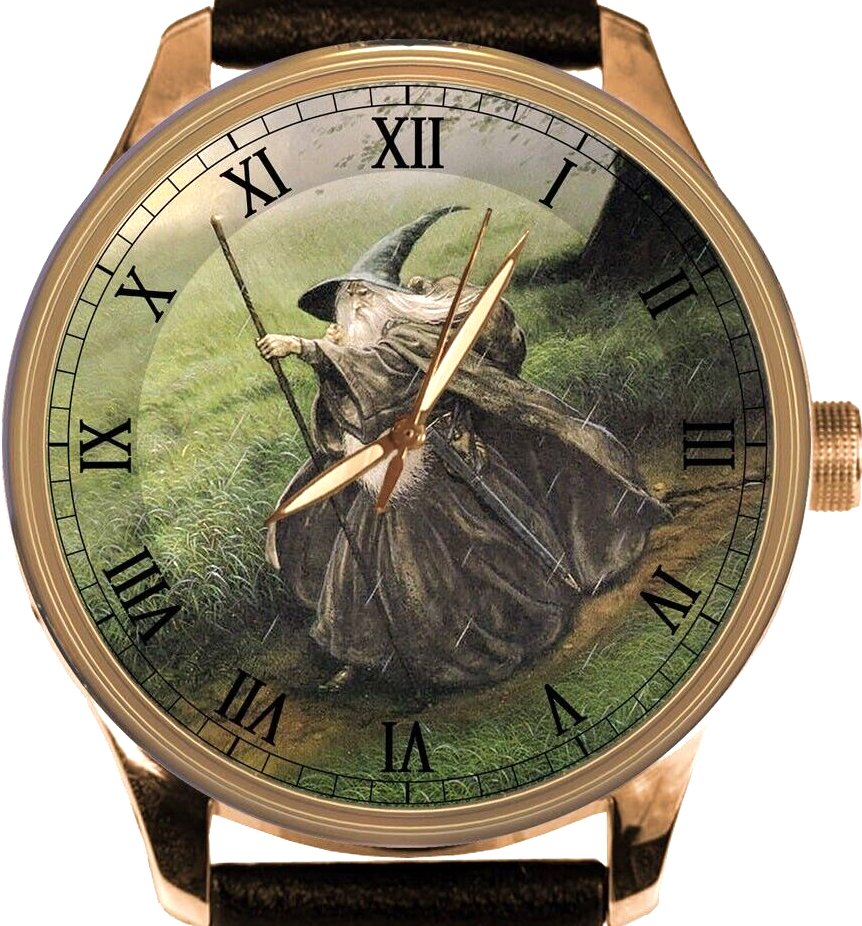 STUNNING GANDALF THE WIZARD ORIGINAL VINTAGE LOTR ART SOLID COLLECTOR'S ...