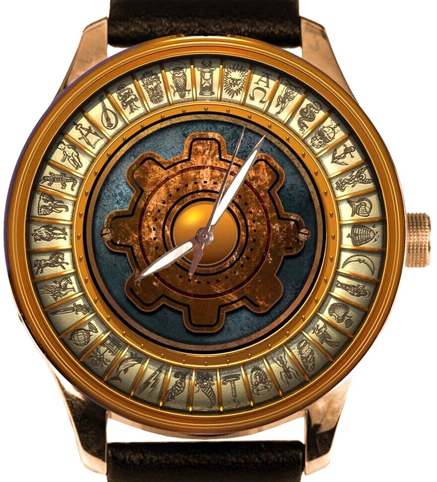 ALETHIOMETER GOLDEN COMPASS METAL DIAL SOLID BRASS WISH-FULFILLING 40 ...