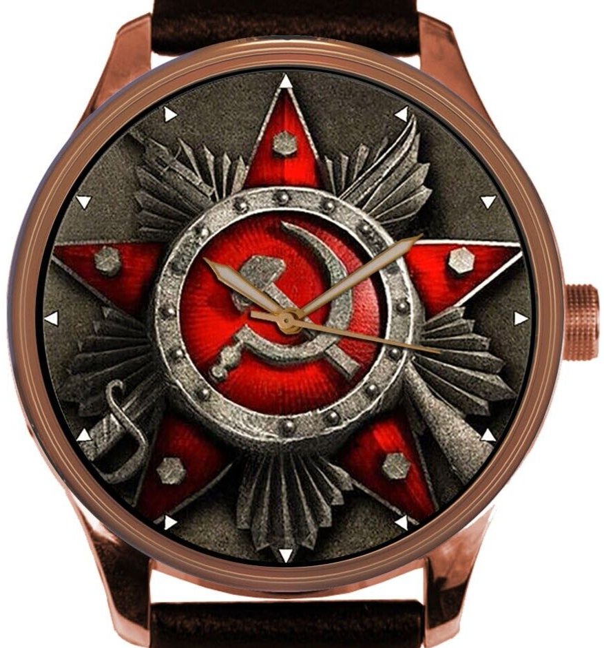 VINTAGE SOVIET RUSSIA COMMUNIST PARTY MILITARY MEDALLION ART SOLID ...