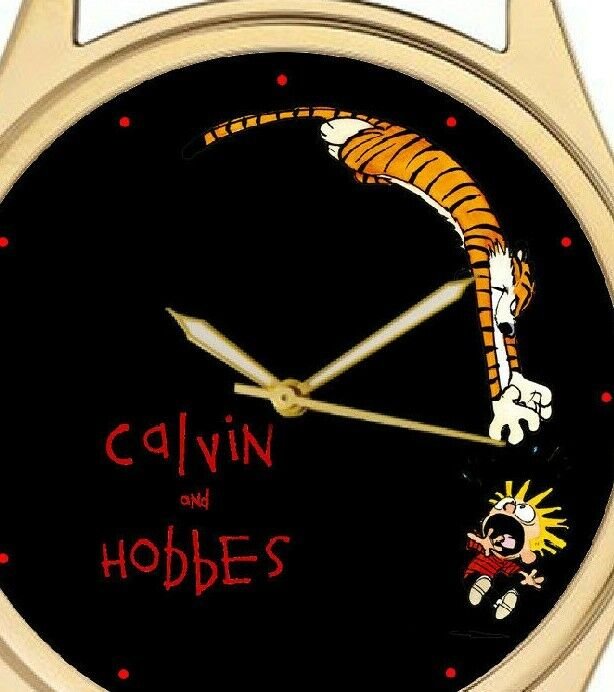 CALVIN AND HOBBES CLASSIC POSTMODERN ART ADULT SIZED COLLECTIBLE WRIST ...