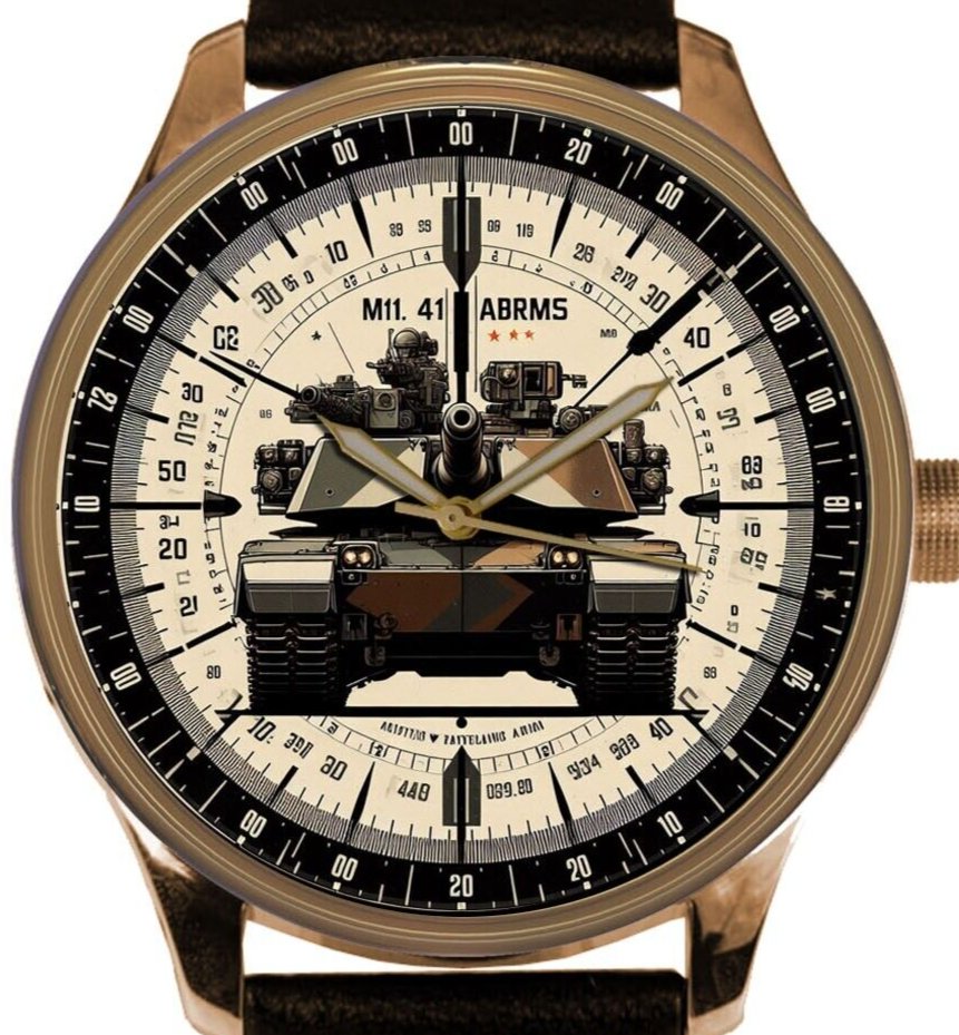 M1 ABRAMS US ARMY MAIN BATTLE TANK TANK COMMANDER SIGHT DIAL SOLID ...