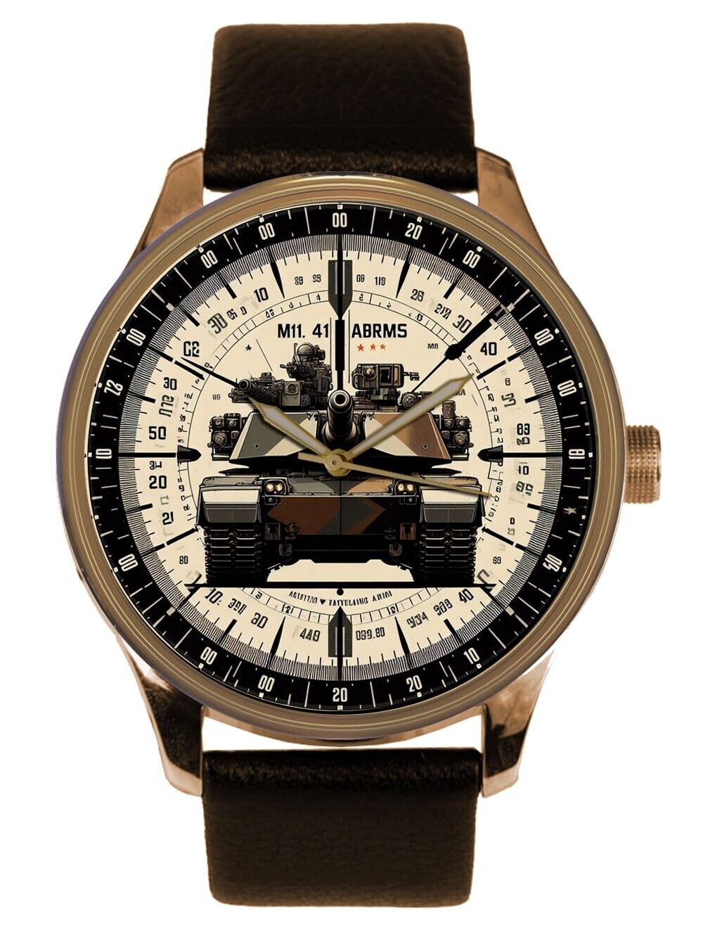 M1 ABRAMS US ARMY MAIN BATTLE TANK TANK COMMANDER SIGHT DIAL SOLID ...