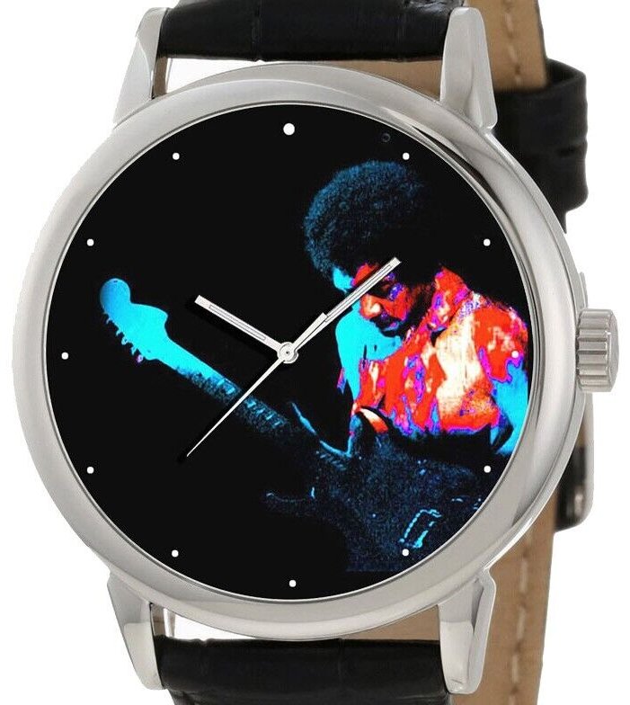 JIMI HENDRIX PURPLE HAZE ELECTRIC GUITAR VINTAGE CONCERT ART BRASS ...