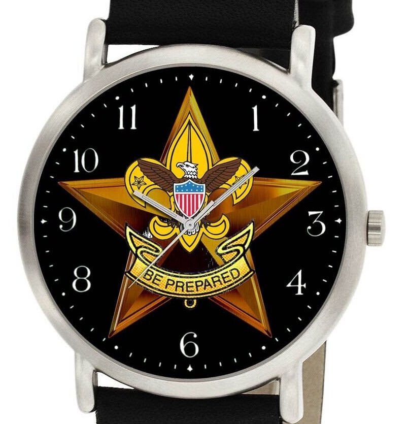 BE PREPARED! CLASSIC BOY SCOUTS VINTAGE ART 30 mm SOLID BRASS GIFT ...