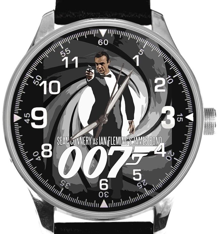 VINTAGE 1970s SEAN CONNERY AS JAMES BOND 007 CLASSIC SILVERED BRASS MEN ...