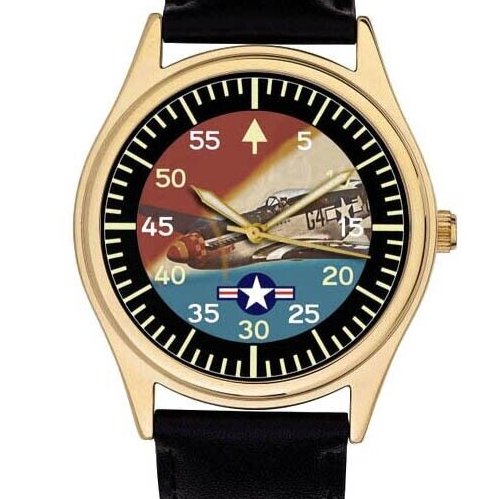 P-51 MUSTANG FIGHTER ART SOLID BRASS VINTAGE RETRO STYLE USAF SOLID ...