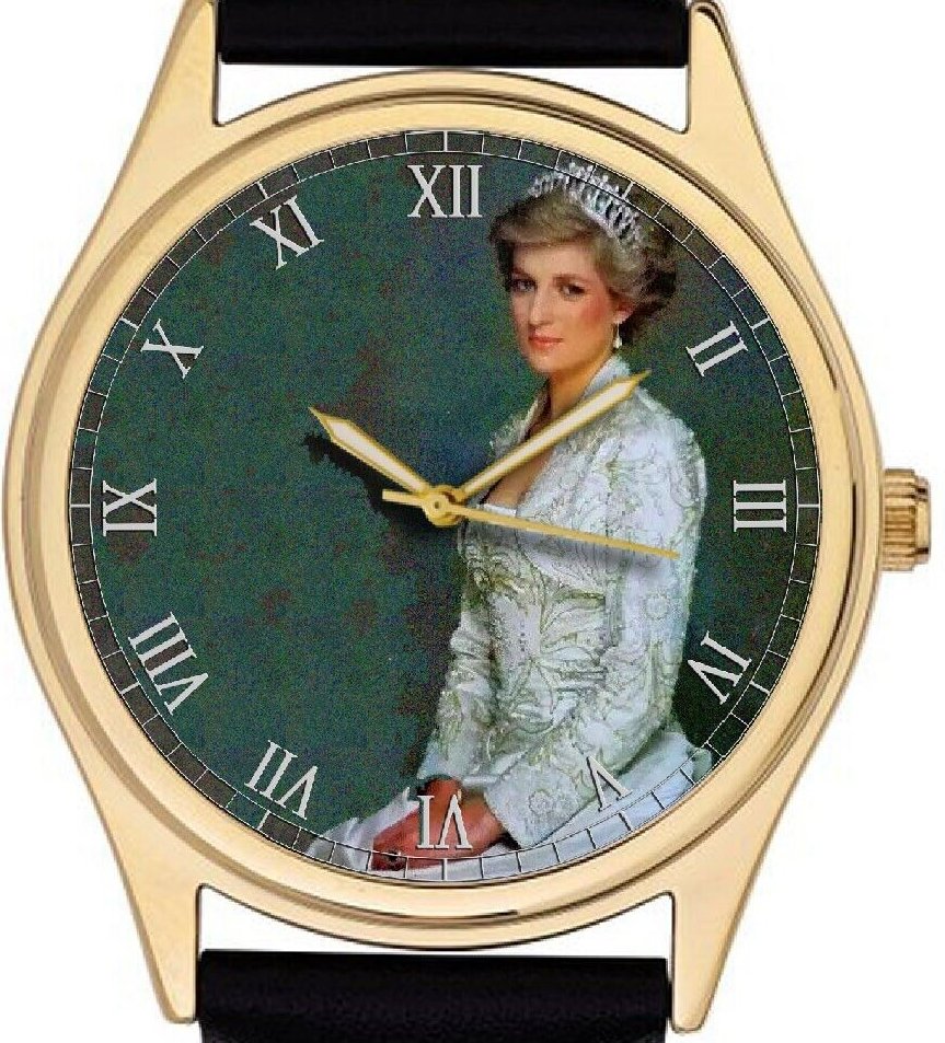 STUNNING PRINCESS DIANA QUEEN OF HEARTS LARGE FORMAT UNISEX COLLECTIBLE ...