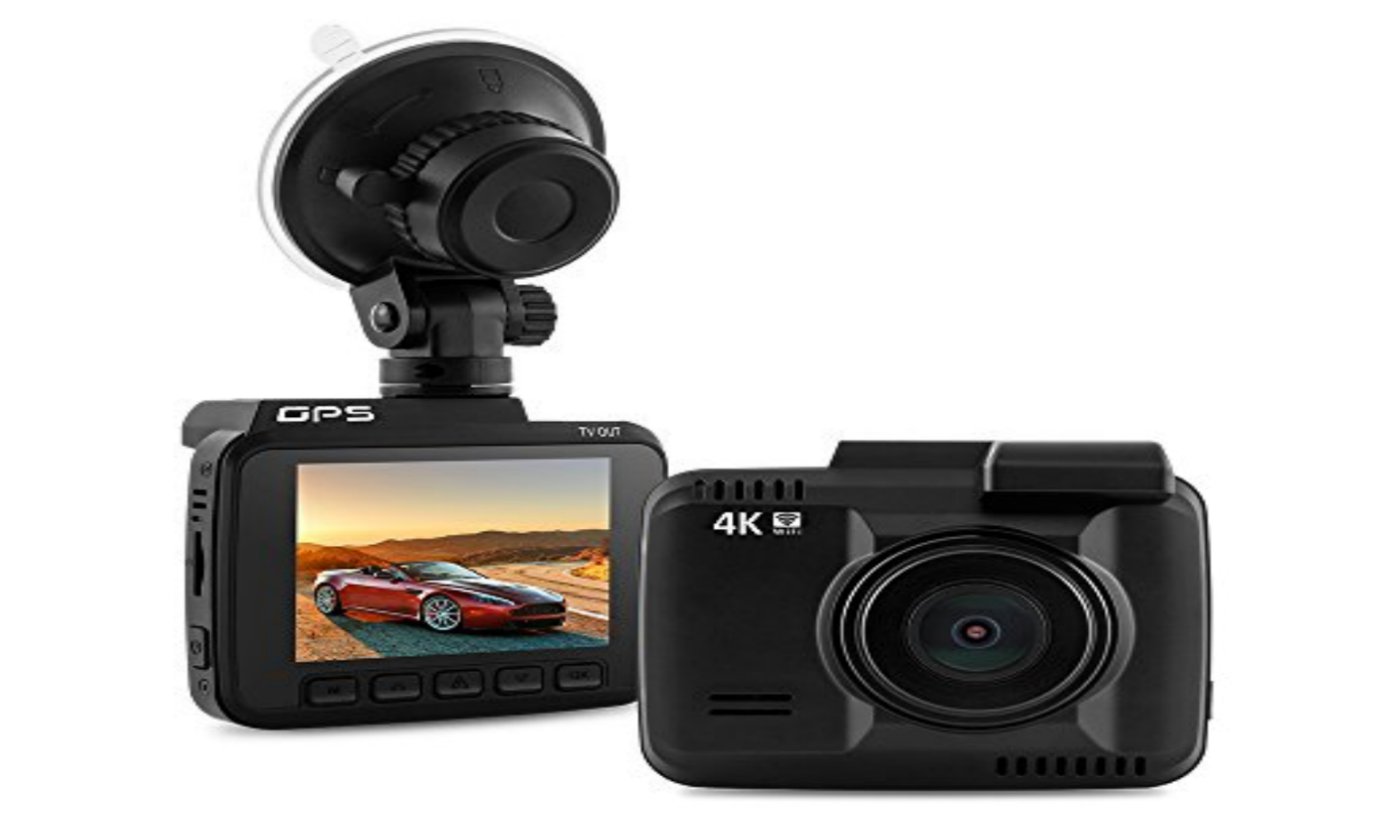 4K Resolution Car Dash Cam Novatek Solution NT96660, GPS, Wifi