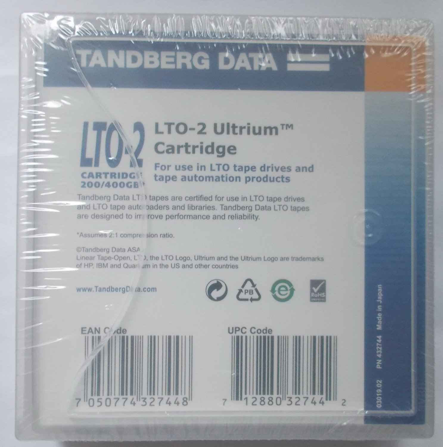 LTO-2 400gb Ultrium tape