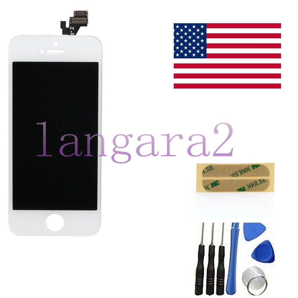 White LCD Display+Touch Screen Digitizer Assembly Replacement For Apple ...