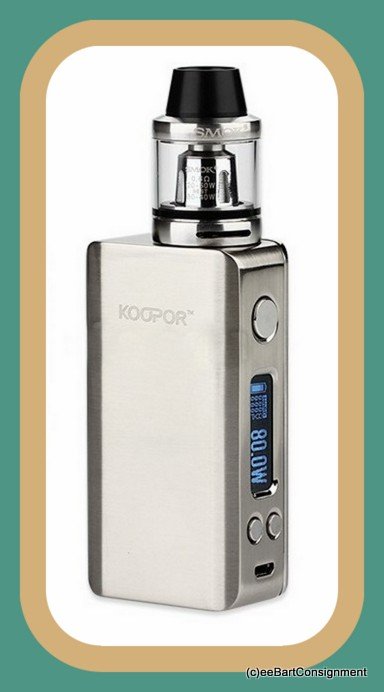 100% Authentic SMOK KOOPOR Beast 80W Kit SILVER w/Beast Tank FREE US ...