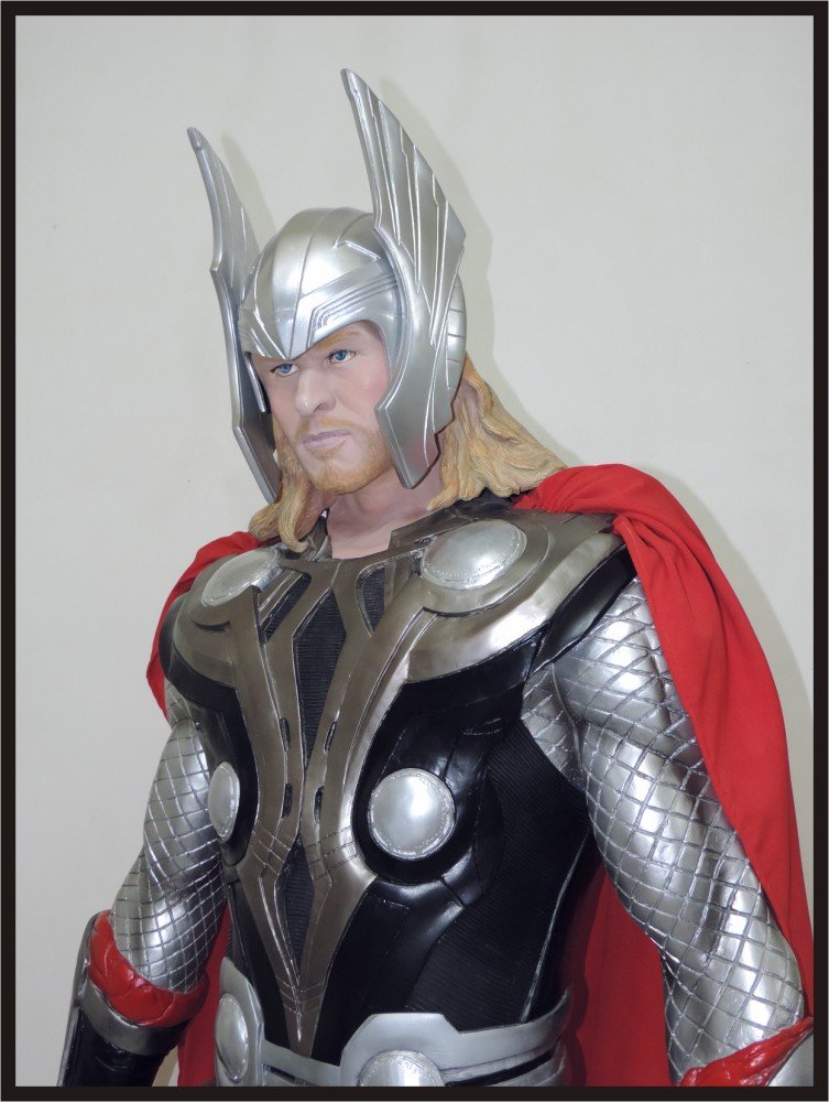 Custom Made Life Size Thor 2011 with Helmet Superhero Statue Prop