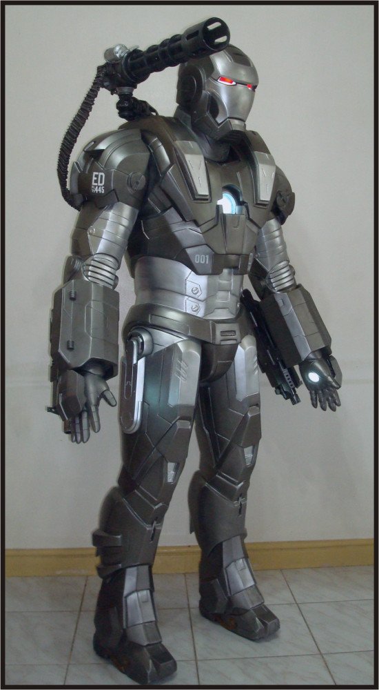 Custom Made Life Size Iron Man War Machine-001 Superhero Statue Prop