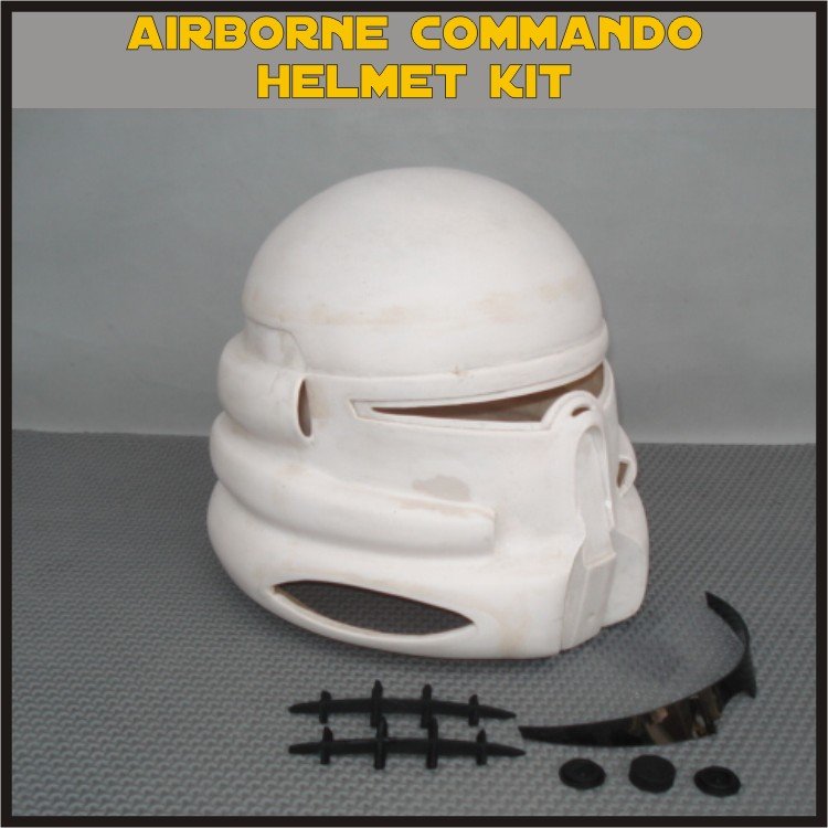 Custom Made Star Wars Clone Trooper ROTS Airborne Life Size Helmet Prop Kit