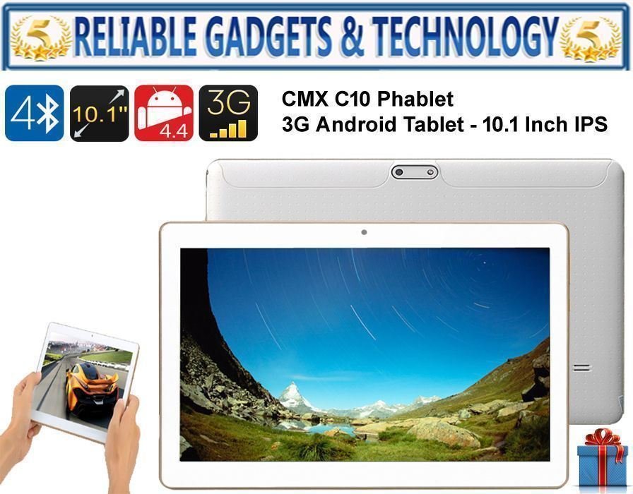 C10 Android 4.4 Tablet 10.1, IPS Screen 2GB/6GB OctaCore, OTG, 2 SIM ...