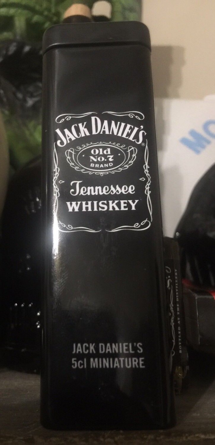 Jack Daniels 50cl Miniature Bottle Mini Classic Singles Pop Top Tin