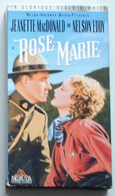 ROSE MARIE - VHS - Jeanette MacDonald, Nelson Eddy