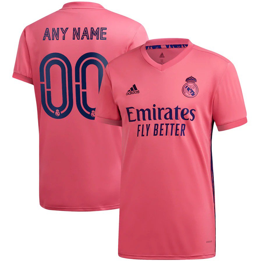 Custom Real Madrid 20/21 Away Soccer Jersey Men's Stadium Football ...