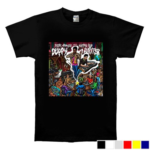 Roots Manuva meets Wrongtom - Duppy Writer Electronic T-Shirt Tshirt Tee