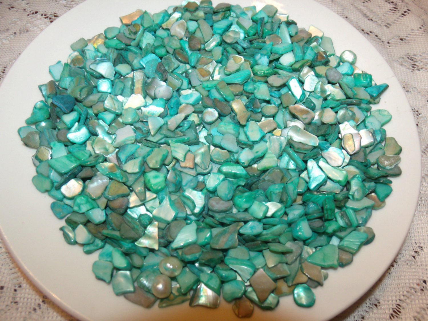 3oz Black Gray Abalone Crushed Seashells Crafts Vase Filler Aquarium Shells